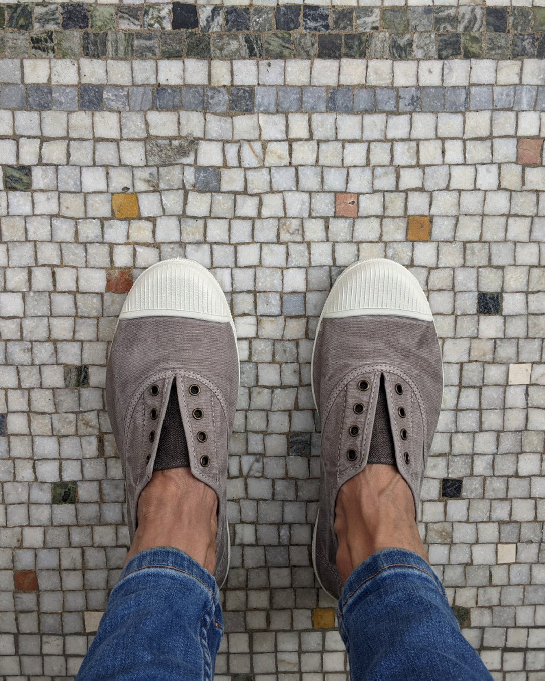 Womens Cotton Slip On Plimsolls & Shoes by BIBICO