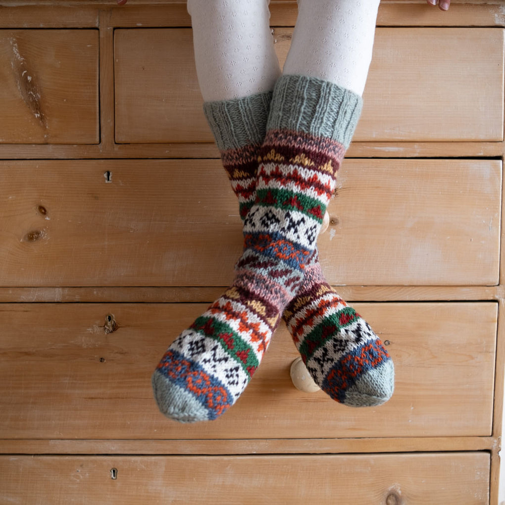 Hand Knitted Socks | Made Soft Wool or Mohair – BIBICO