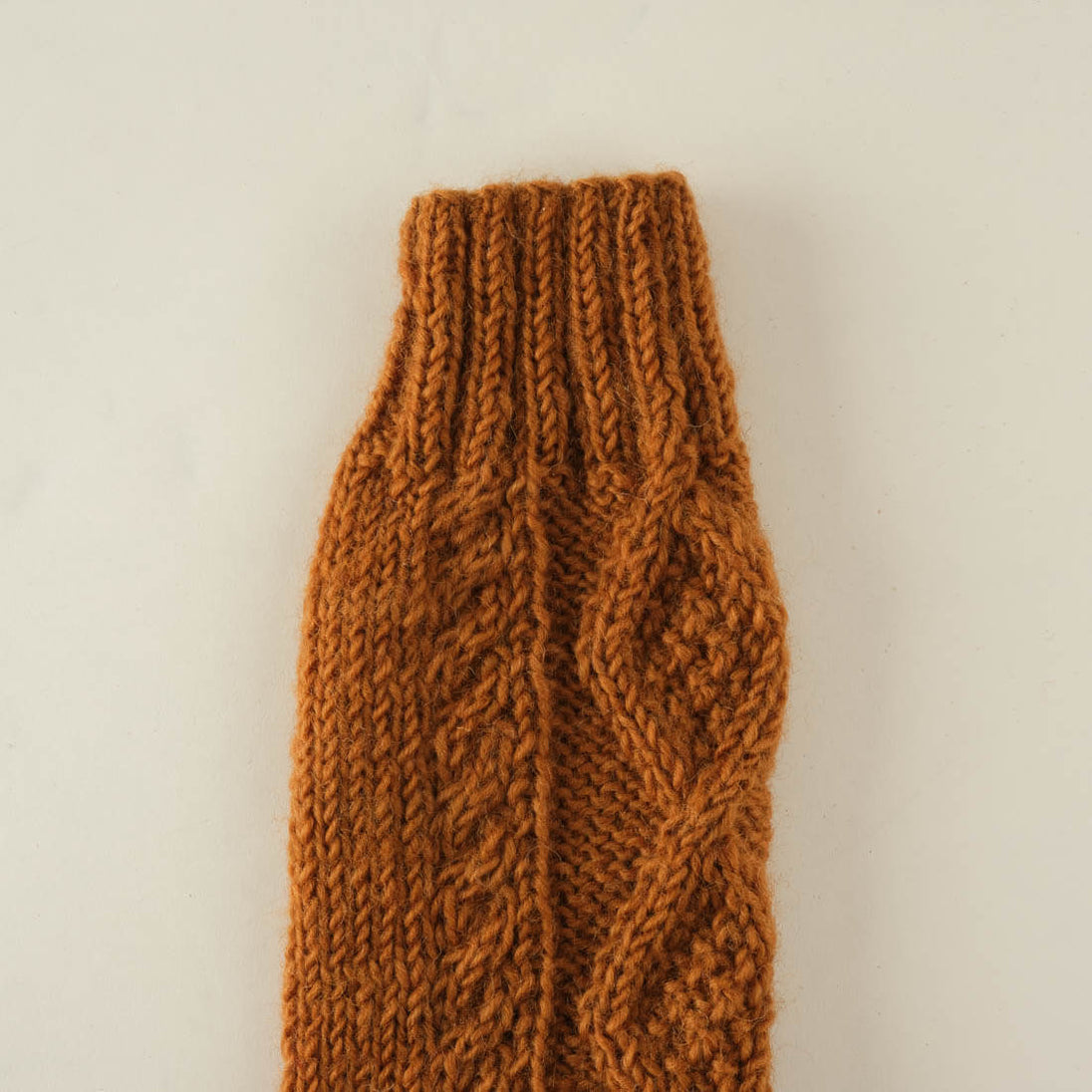 Mustard Coloured Hand Knitted Wool Socks | by BIBICO