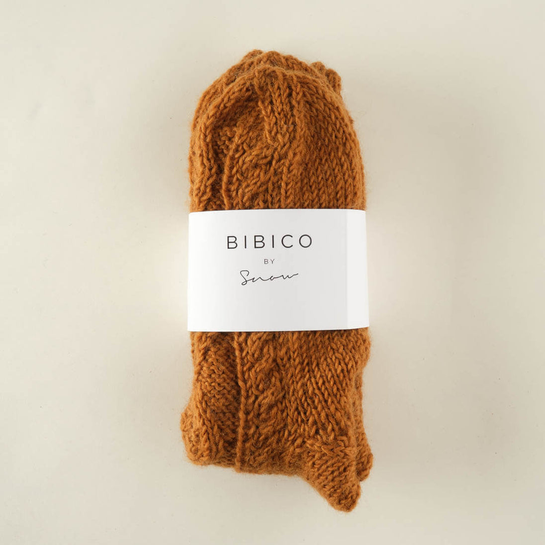 Mustard Coloured Hand Knitted Wool Socks | by BIBICO